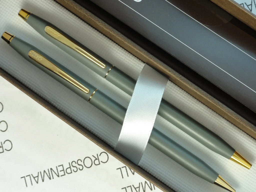Cross Classic Century Limited Edition"Satin/Matte Gray Pen and Pencil