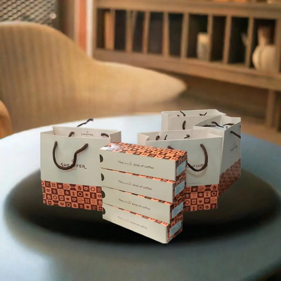 Sheaffer 100 Coffee Edition Matt Brown Fountain Pen with Regal Brown