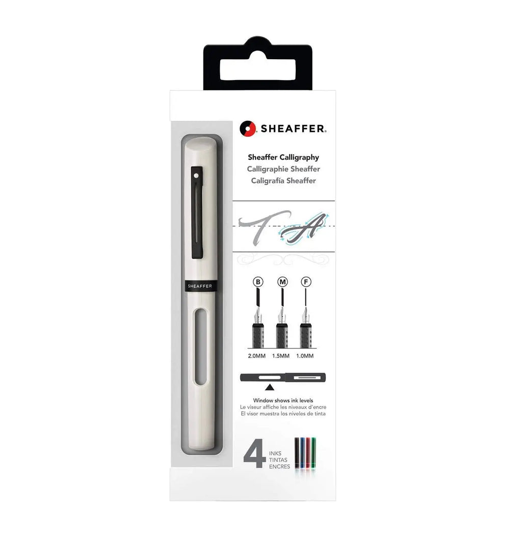 Sheaffer Calligraphy Mini Kit with White Pen and Assorted Nibs and